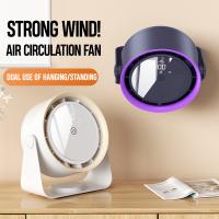 China Cooling Solution 2 in 1 Electric Table Fan with Touch Display Control and 5 Speed Adjust for sale
