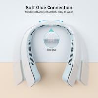 China USB Rechargeable Neck Hanging Fan with 18650 Battery 1800mAh and Bladeless Design for sale