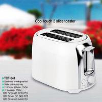 China 750W Power Stainless Steel Toaster with Cool Touch and Mechanical Timer Control for sale
