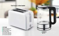 China 750W Power Stainless Steel Toaster with Cool Touch and Mechanical Timer Control for sale