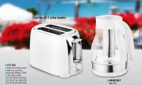 China 750W Power Stainless Steel Toaster with Cool Touch and Mechanical Timer Control for sale