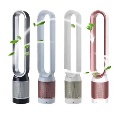 China 42 Inch Bladeless Cooling Tower Fan with Hepa Air Purifier and 2024 Smart Remote Control for sale