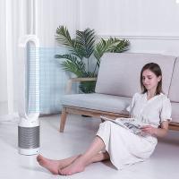 China 42 Inch Bladeless Cooling Tower Fan with Hepa Air Purifier and 2024 Smart Remote Control for sale