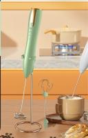 China Electric Frother Mini Handheld Wireless Milker Coffee Electric Mixer Egg Beater for sale