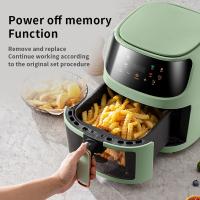 China Intelligence Digital Electric Air Fryer with 8L Capacity and Stainless Steel Material for sale