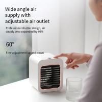 China 16*13*14.5cm 4000mAh Rechargeable Mini Air Conditioner Fan Portable Desk Cooling Fan for sale