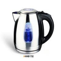 China Hotel Stainless Steel Electric Kettle 1.6-2.0L Capacity 0.26mm/0.3mm/0.32mm Thickness for sale
