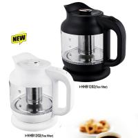 China Mechanical Control Electric Glass Kettle Perfect for Household Tea Time for sale