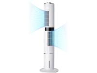 China Electric Standing Floor Fan with Humidifier and Water Cooling Bladeless Mist Air Cooler for sale