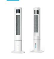 China Electric Standing Floor Fan with Humidifier and Water Cooling Bladeless Mist Air Cooler for sale