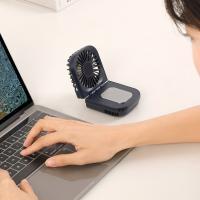China English Portable Handheld Small Fan USB Charging Desktop Folding Hanging Neck Fan for sale