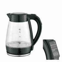 China Cordless Electric Kettle 220V Electric Glass Mechanical OEM Tea Pots for sale
