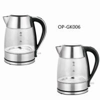 China Cordless Electric Kettle 220V Electric Glass Mechanical OEM Tea Pots for sale