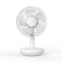 China 3600mAh USB Rechargeable Three Speed Cooling Fans with Night Light Portable and Silent for sale