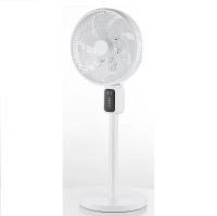China 32*32*90cm Dimensions Electric LED Display Standing Household Fan with Inkjet Printing Logo for sale