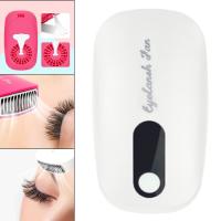 China Mini Eyelash Dryer Fan Rechargeable USB Electric Fan For Grafting And Planting Needs for sale