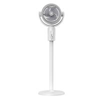 China 24.5*24CM Tower Pedestal Fans USB Charging Smart Timing Shaking Head Air Circulation Fan for sale