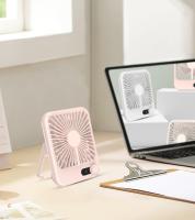 China Adjustable Height Mini Office Fan Portable USB Rechargeable for Summer Camping Office for sale