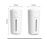 China USB Powered Portable Mini Aroma Diffuser with Light and Low Noise Air Humidification for sale