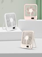 China Adjustable Height Mini Office Fan Portable USB Rechargeable for Summer Camping Office for sale