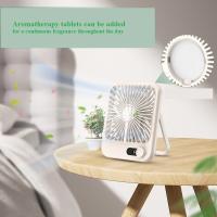 China Portable Mini Cooling Fan for Office Home Rechargeable Small Foldable Personal Table for sale