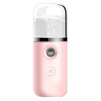 China Portable Pocket Mist Steamer USB Rechargeable Nano Facial Mister Mini Face Sprayer for sale