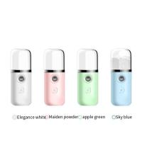China Portable Pocket Mist Steamer USB Rechargeable Nano Facial Mister Mini Face Sprayer for sale
