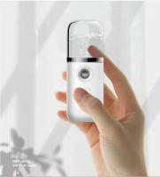 China Portable Pocket Mist Steamer USB Rechargeable Nano Facial Mister Mini Face Sprayer for sale