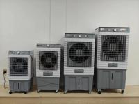 China 260W Large Industrial Outdoor Standing Air Conditioning Fan with 75l Water Air Cooler for sale