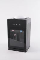 China Metal Tempered Glass Material Electric Hot Cold Table Water Dispenser for Home and Office for sale