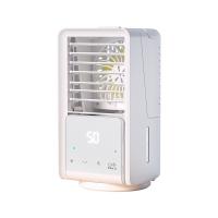 China USB Water Cooling Fan Small Table Air Cooler with 3 Wind Modes Low/Med/High 14*14*26CM for sale