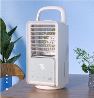 China USB Water Cooling Fan Small Table Air Cooler with 3 Wind Modes Low/Med/High 14*14*26CM for sale