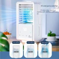 China Portable Rechargeable Air Cooler Quiet Desk Cooling Fan for Home Office Outdoor Indoor for sale