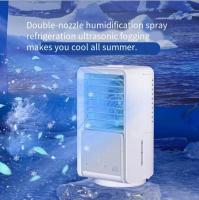 China Portable 4000mAh Air Fan Cooler Mini Power Supply 9W Small Air Conditioners For Home Rechargeable for sale