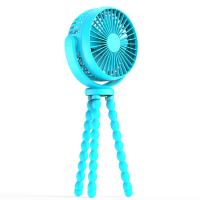 China Mini Cooling Fan for Baby Portable 3 Rotary Vane Stroller Fan Clip-on USB Rechargeable for sale