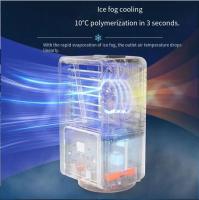 China Silk Screen Printing Mini Personal Space Air Cooler with 700ml Water Tank and USB Power for sale