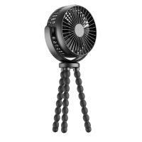 China NO Remote Control Portable Outdoor Baby Stroller Rechargeable 5200mAh USB Octopus Fan for sale
