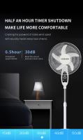 China High Speed Solar Rechargeable DC Fans with Remote Control and 16 inch Electric Stand Fan for sale