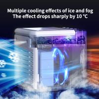China Portable Desktop USB Water Cooling Fan Mini Air Cooler Fan for Home and Office for sale