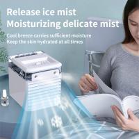 China Portable Desktop USB Water Cooling Fan Mini Air Cooler Fan for Home and Office for sale