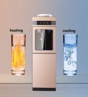 China Stand Water Dispenser with Lock Intelligent Barreled Water Hot and Cold Electric Gold for sale