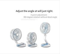 China Compact and Powerful Our 1500mAh Battery Foldable Fan for Air Circulation on the Go for sale