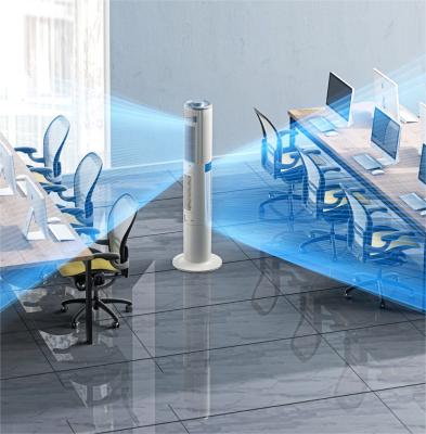 China TUYA Remote Control Electric Air Cooler with Water Tank and Double Layer Purification for sale