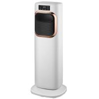 China Silk Screen Printing Pattern Dual-purpose Air Conditioning Fan with 3-second Heating for sale