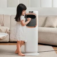 China Silk Screen Printing Pattern Dual-purpose Air Conditioning Fan with 3-second Heating for sale