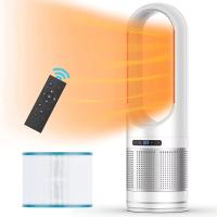 China Multi 3 in1 Floor Standing Smart Air Purifier Cool Hot Bladeless Tower Fan Fan For Home for sale