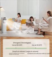 China Timer 8h Water Air Conditioner and Warm Air Blower with Power Supply 80W Cooling for sale