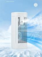 China Portable Desktop Water Cooling Air Electric Fan Household Spray Mini Stand Air Conditioner for sale