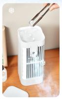 China Portable Desktop Water Cooling Air Electric Fan Household Spray Mini Stand Air Conditioner for sale
