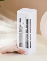 China Portable Desktop Water Cooling Air Electric Fan Household Spray Mini Stand Air Conditioner for sale